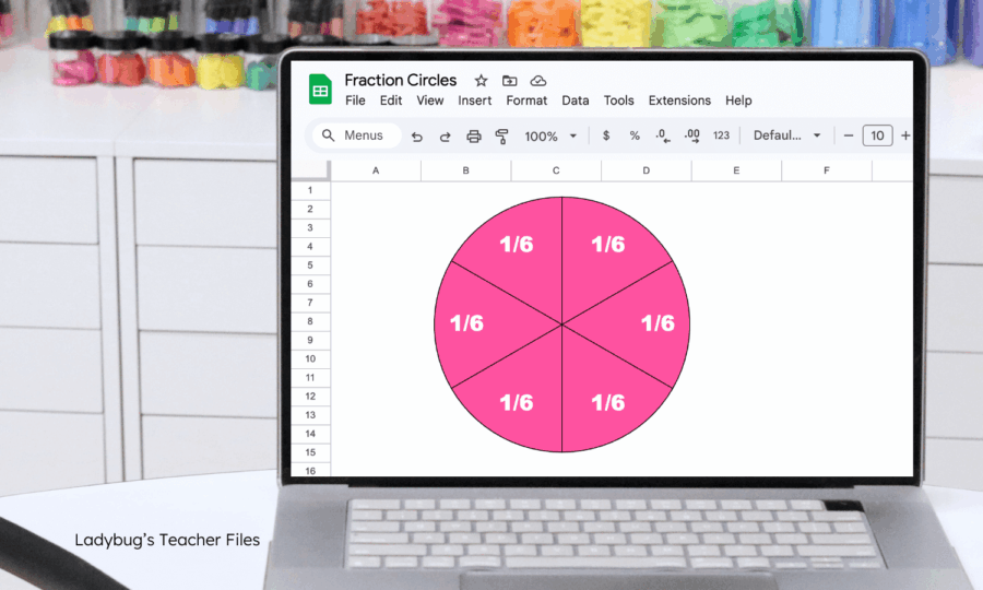 How to Make Fraction Circle Templates