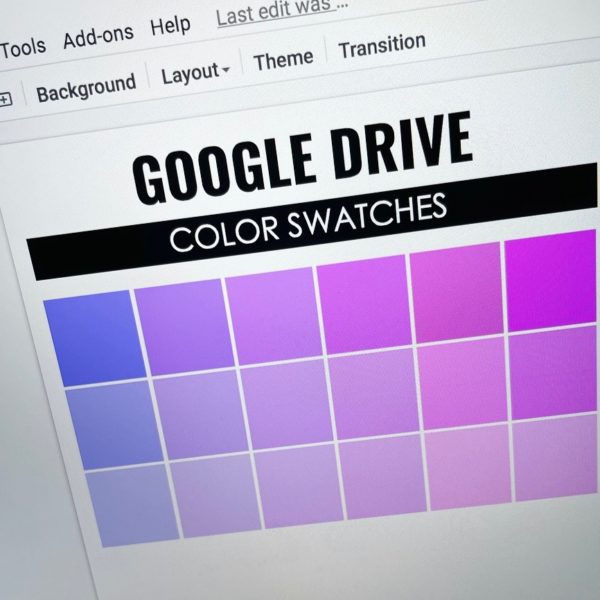 Custom Colors for Google Drive