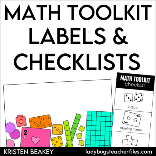 Math Tool Kit Checklists and Labels