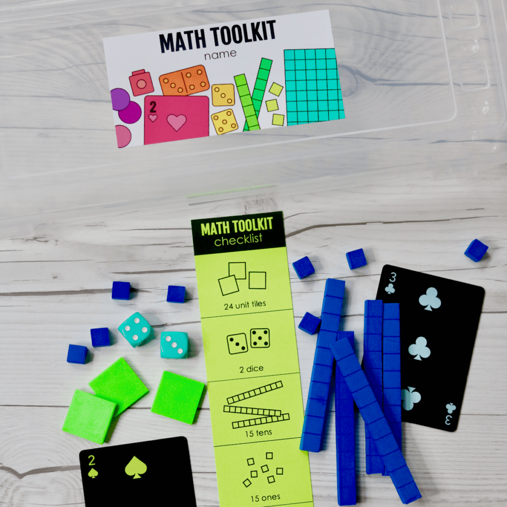 Math Tool Kit Checklists and Labels