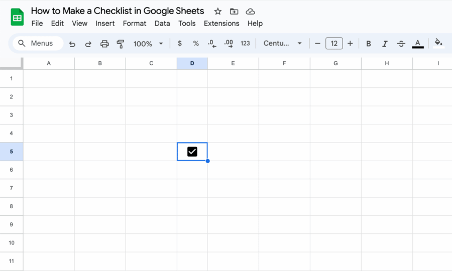 How to Make a Checklist in Google Sheets (Plus Shortcuts!)