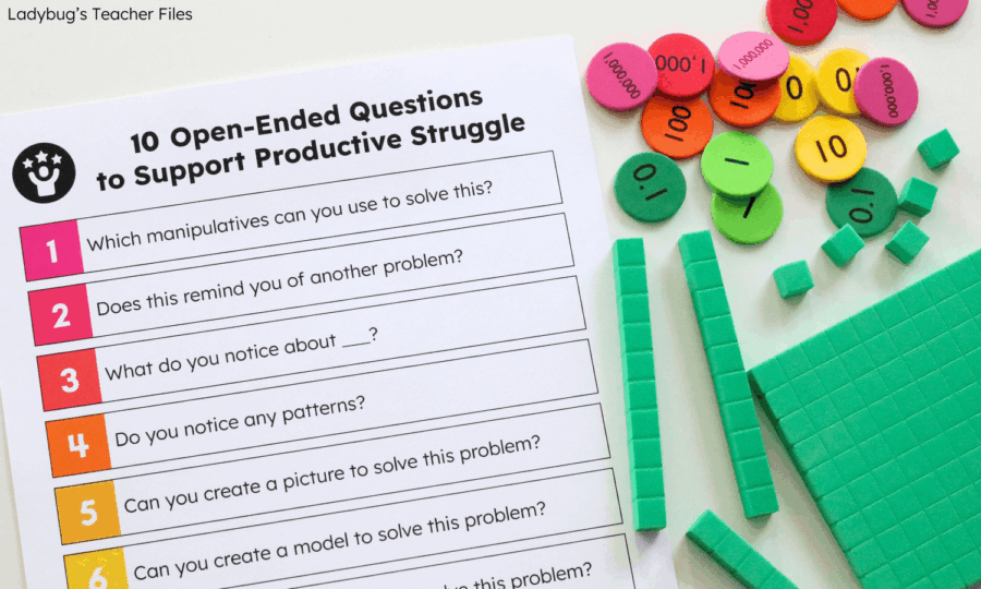 5 Tangible Ways to Support Productive Struggle in Elementary Math ...