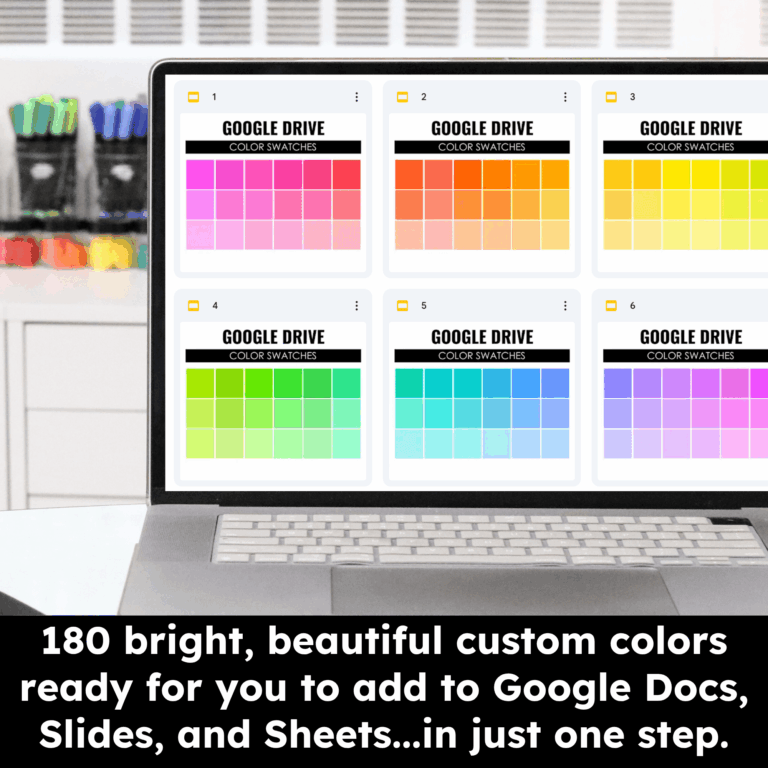 Custom Colors for Google Drive