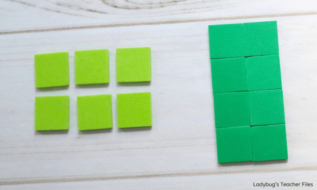 Introducing Color Tiles with 4 Open-Ended Questions
