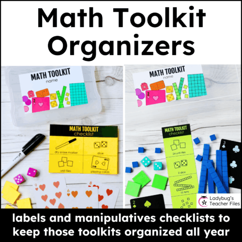 Math Tool Kit Checklists and Labels