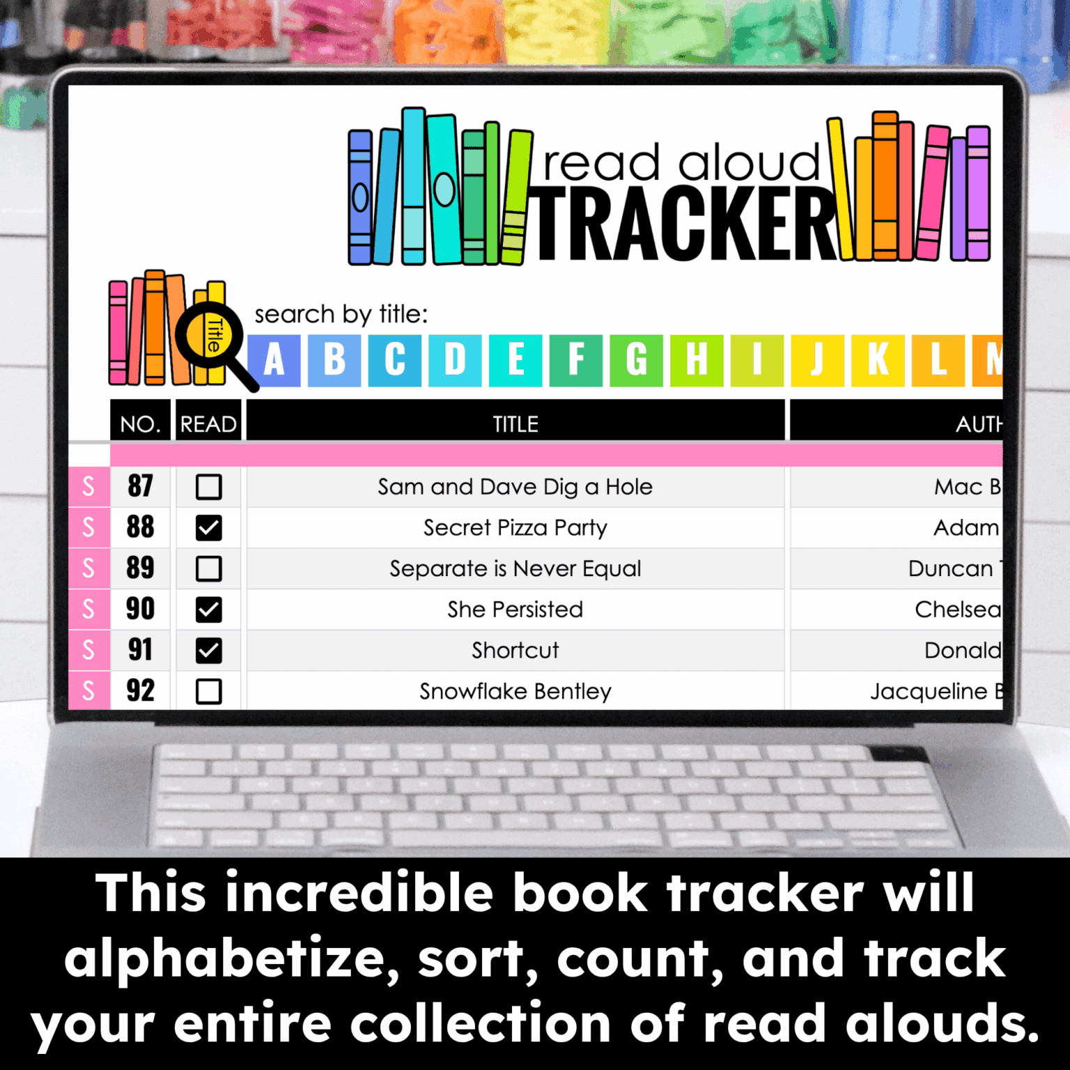 Read Aloud Tracker