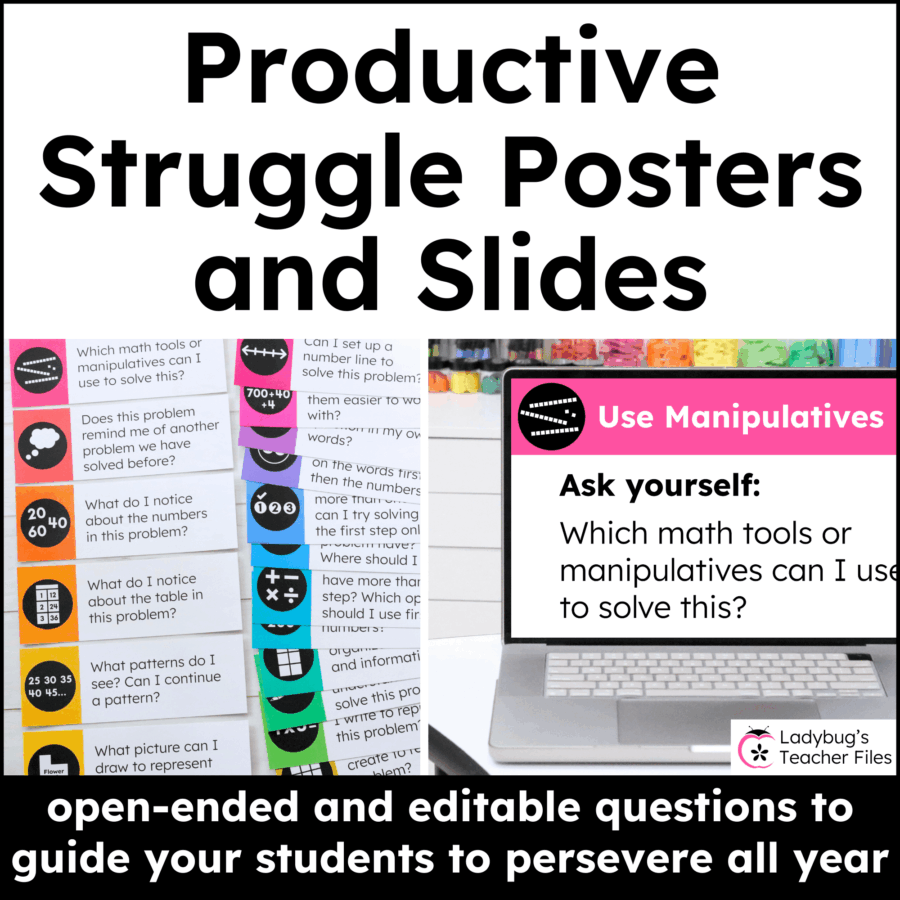 Productive Struggle Posters and Slides