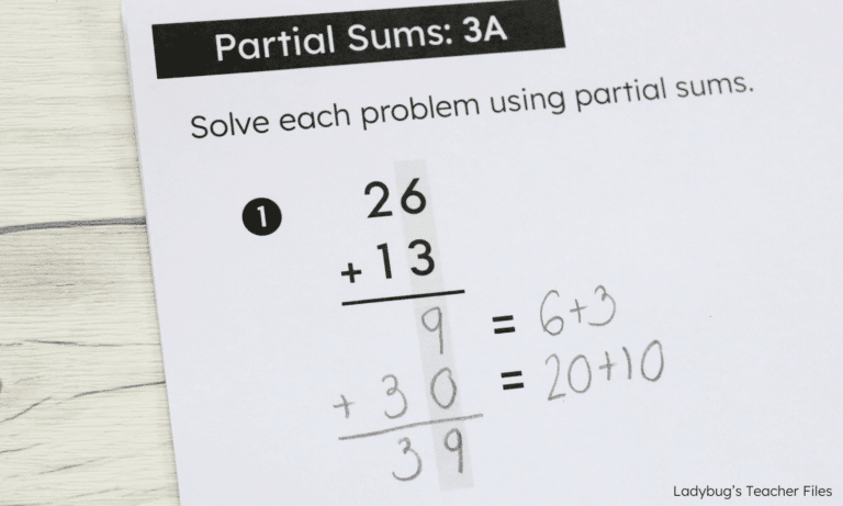 The Partial Sums Algorithm (a Step-by-Step Teaching Guide)