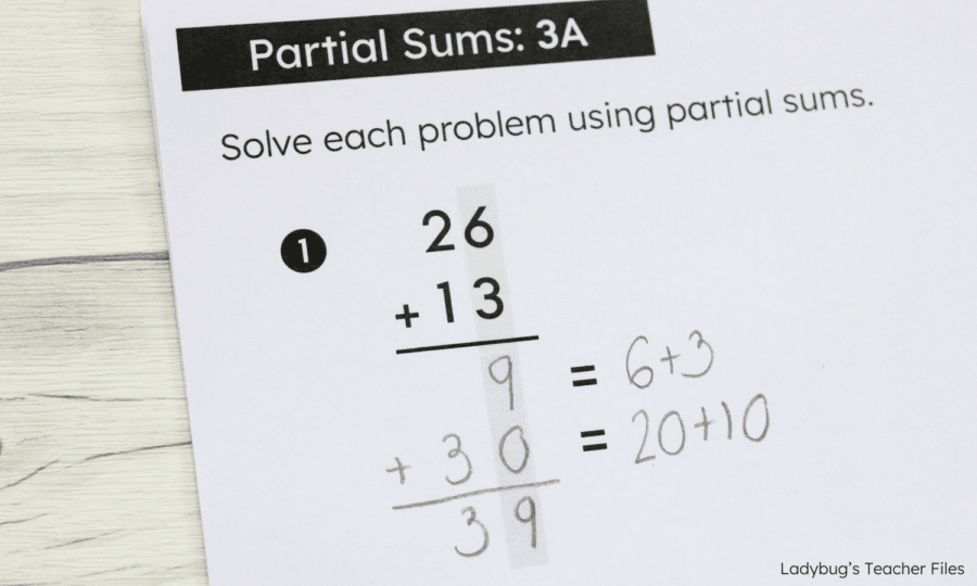 The Partial Sums Algorithm (a Step-by-Step Teaching Guide)