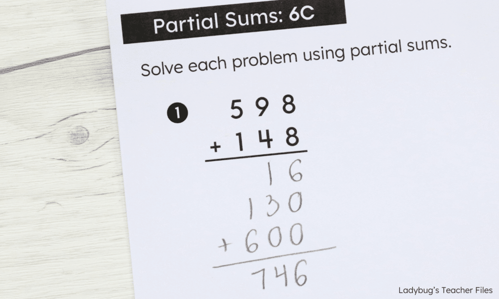 The Partial Sums Algorithm (a Step-by-Step Teaching Guide)