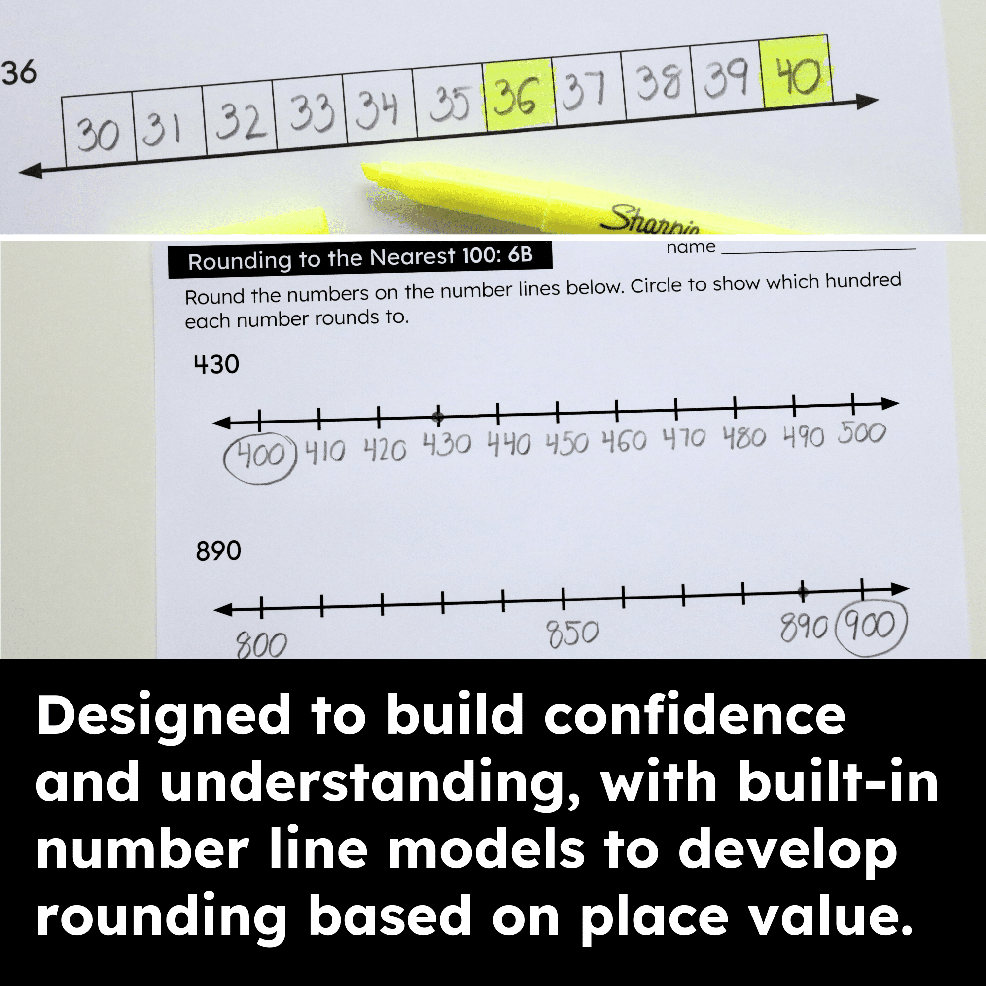 Rounding to the Nearest 10 and 100 Worksheets